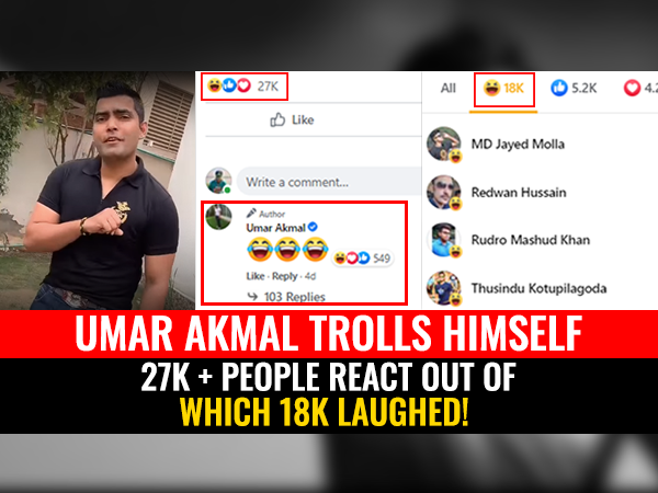 Umar Akmal posts video on internet, laughs on his own performance