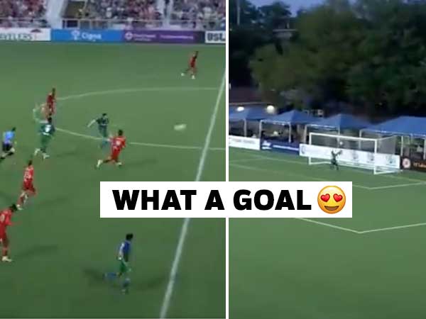 WATCH: American footballer Conor McGlynn scores an outrageous goal from ...