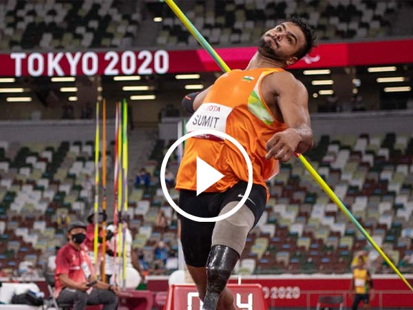 WATCH: Sumit Antil shatters the World record three times on his way to ...