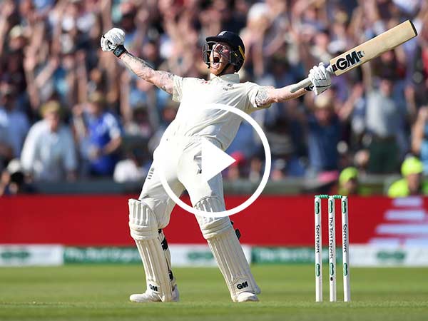 WATCH: Ben Stokes' boundary that helped England win iconic Headingley ...