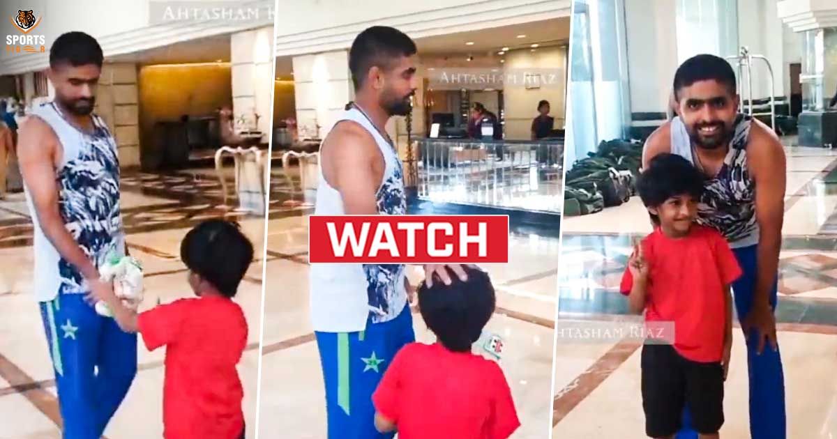 WATCH: Babar Azam gifts his gloves to young kid during ODI series ...