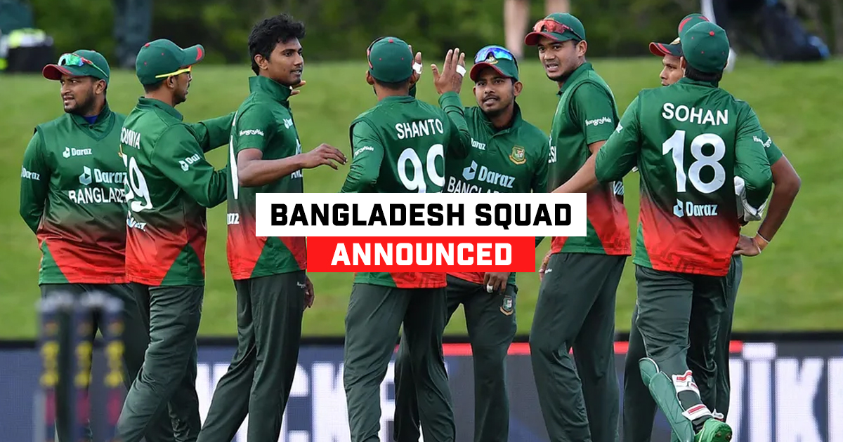 Shakib Al Hasan returns as Bangladesh announce squad for ODI series against India