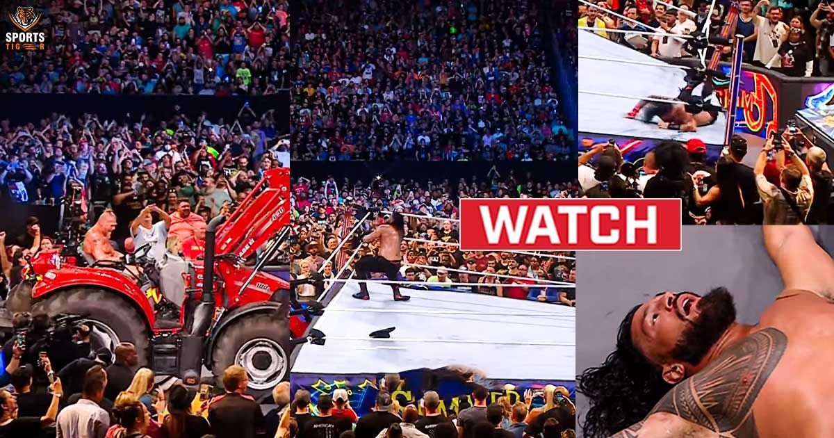 On This Day in 2022: Brock Lesnar destroyed Roman Reigns and WWE ring ...