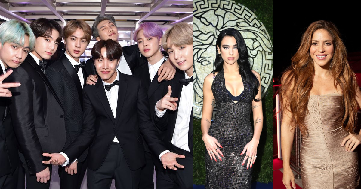 BTS, Dua Lipa, Shakira are performing at FIFA World Cup 2022 opening ...