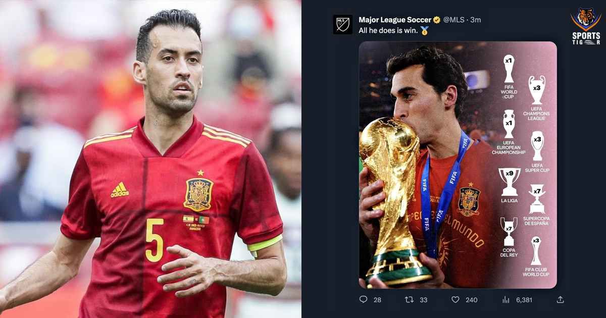 MLS announces Sergio Busquets signing with picture of Alvaro Arbeloa