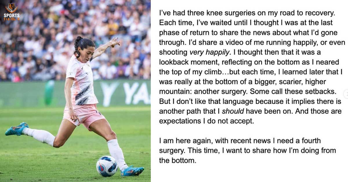 USWNT star Christen Press shares emotional message after being ruled ...