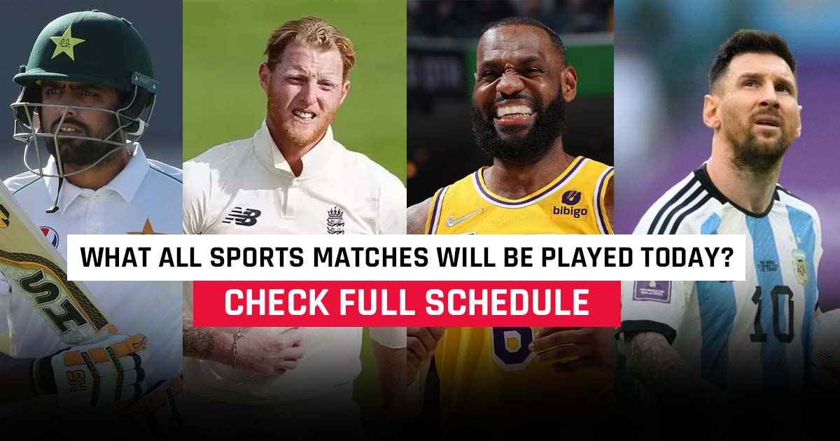 Sports Schedule Today | December 1 Full Schedule Cricket, Football, NBA