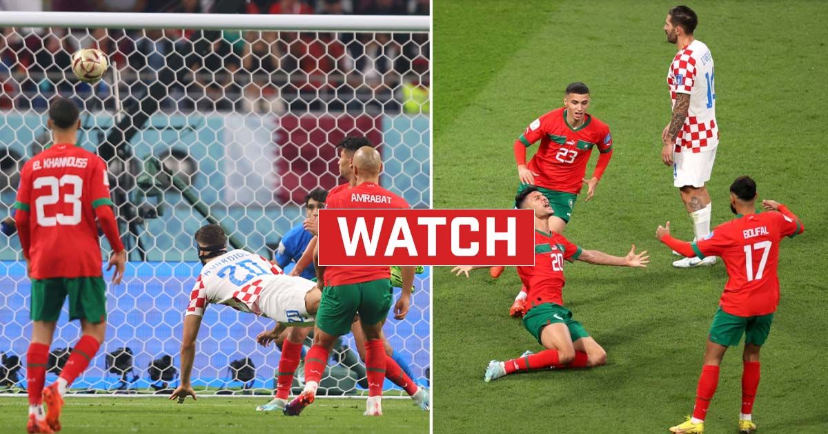 WATCH: Morocco defender Achraf Dari scores equaliser after two minutes ...