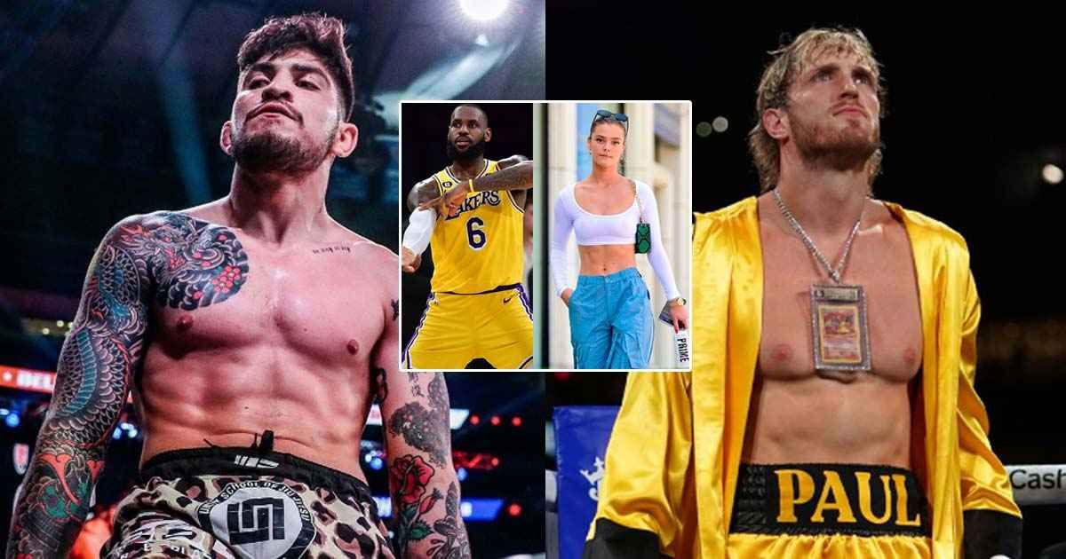 LeBron James Nina Adgal Picture | Dillion Danis Logan Paul Fight ...