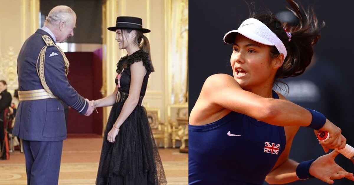 Emma Raducana receives MBE honour from King Charles III for her tennis ...