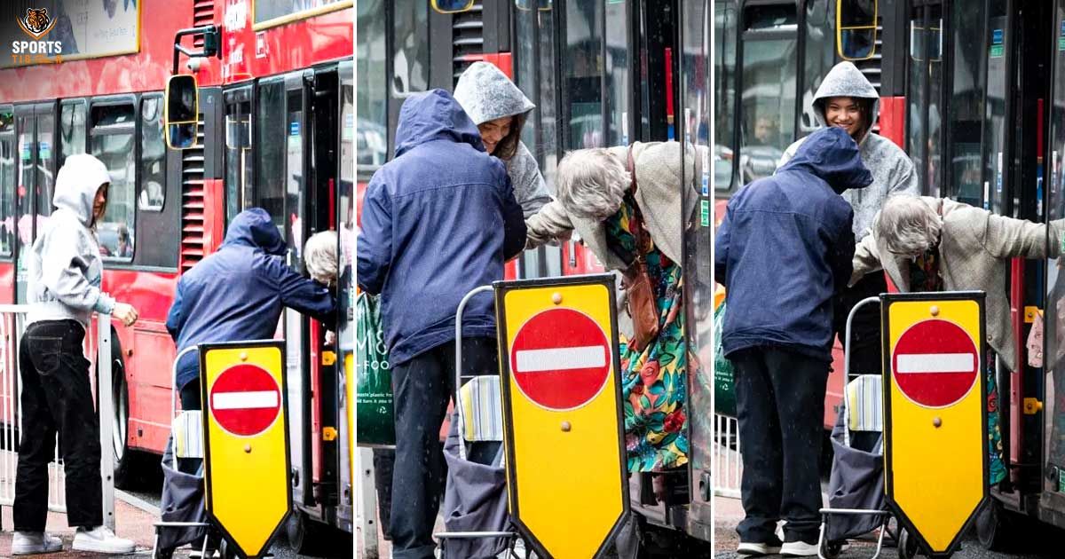 Emma Raducanu helps elderly couple get off bus; picture goes viral
