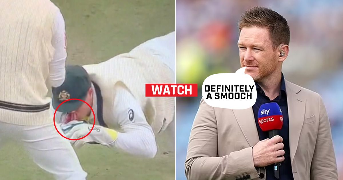 WATCH: “Definitely a smooch”, Eoin Morgan’s cheeky reaction to Alex ...