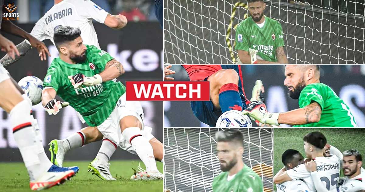 WATCH: Olivier Giroud makes stunning 104th-minute save after Maignan's ...
