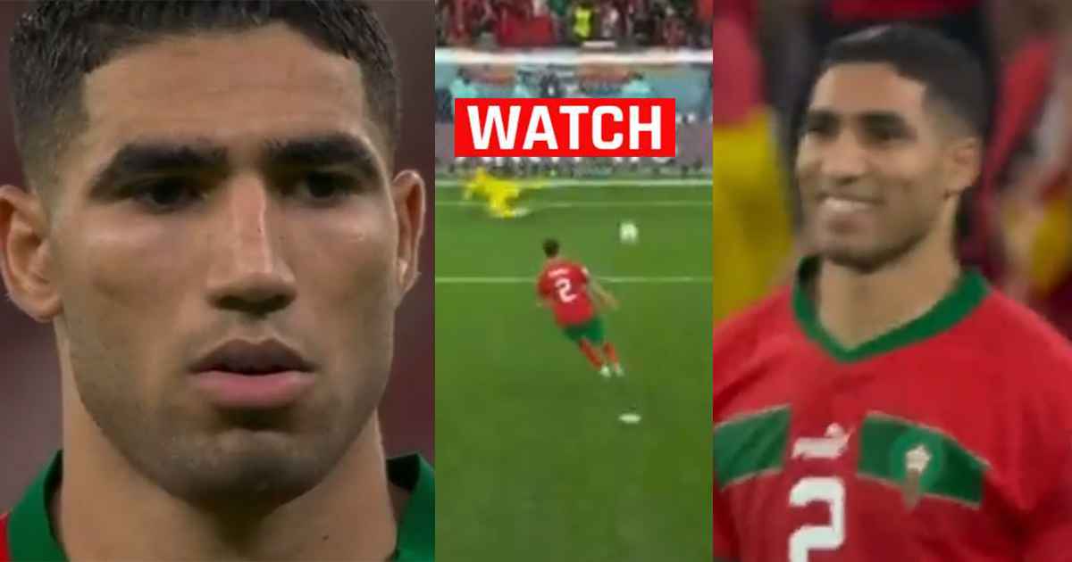 WATCH: Achraf Hakimi scores historic penalty to beat Spain and help ...