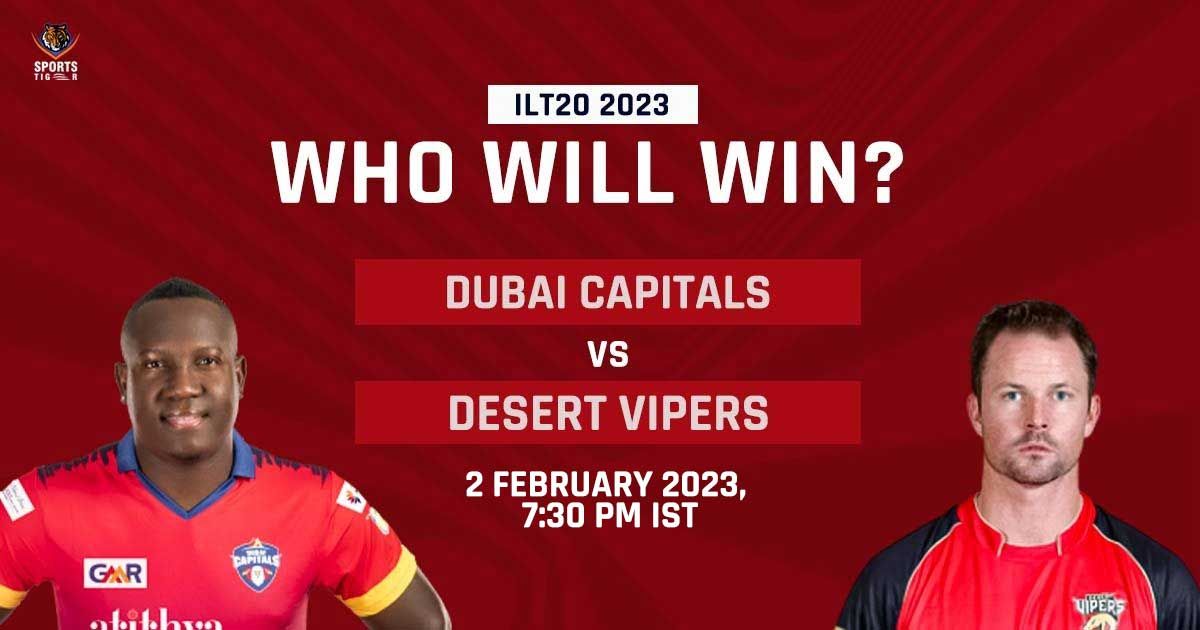 ILT20: DUB vs VIP Win Prediction | Who Will Win Capitals and Vipers?