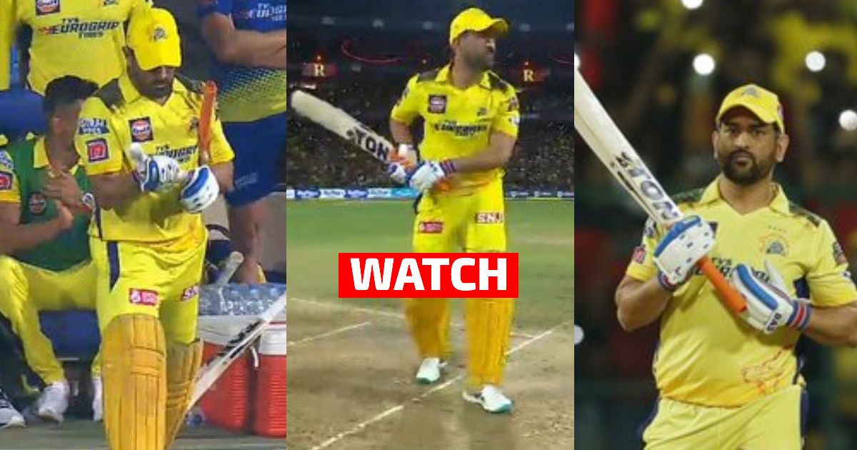 IPL 2023, RCB vs CSK: Crowd at M Chinnaswamy chants "Dhoni...Dhoni"