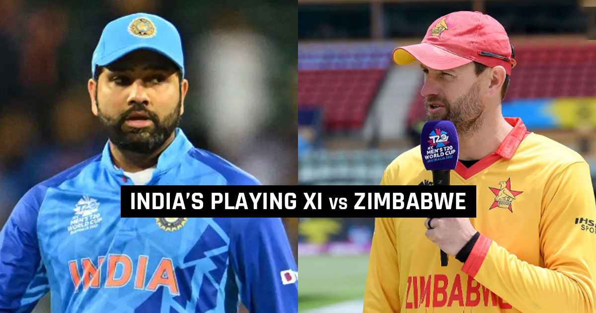 Team India Playing XI vs ZIM | IND Playing XI against Zimbabwe | India ...