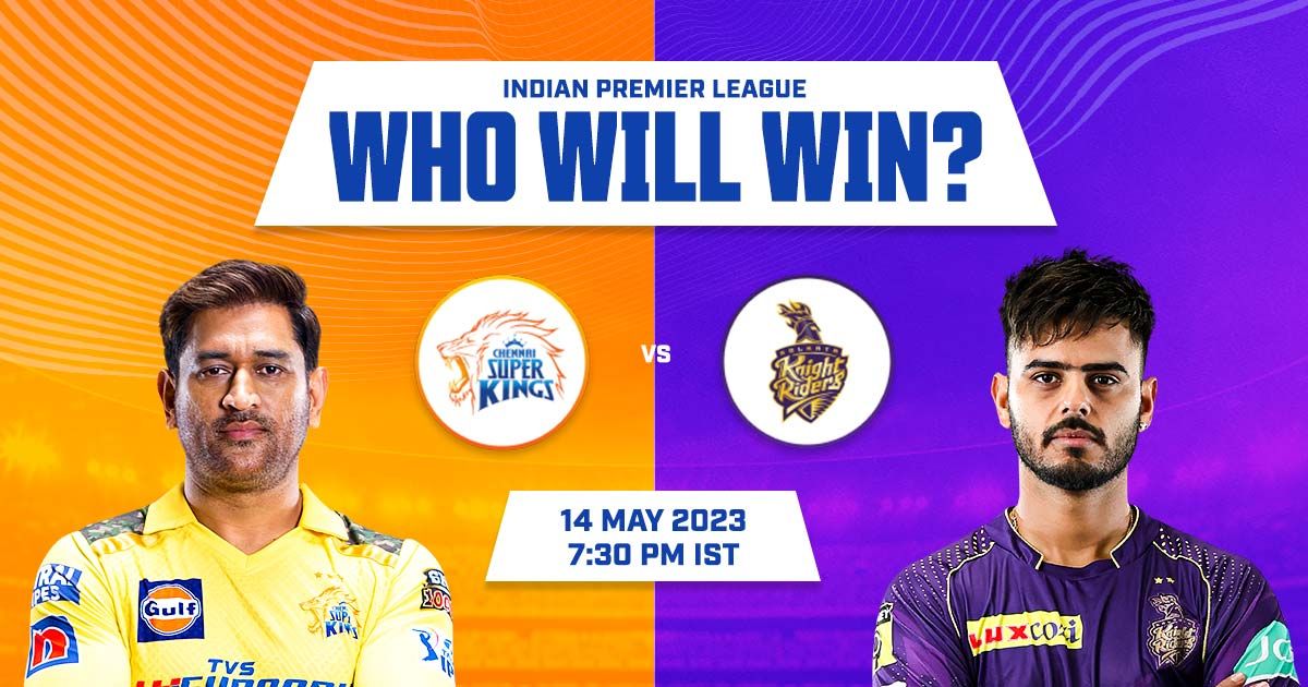 IPL 2023: Chennai Super Kings vs Kolkata Knight Riders - Who will win today and what will be ...