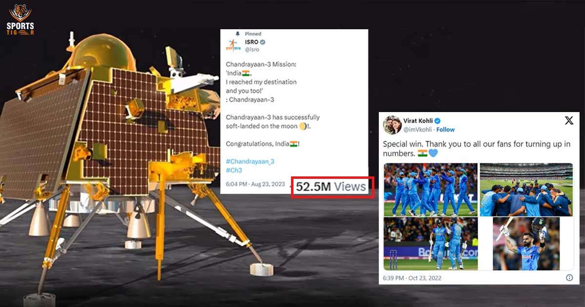 ISRO’s Chandrayaan-3 landing post surpasses Virat Kohli’s record to ...