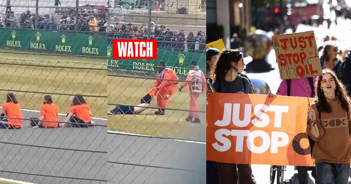 WATCH: Just Stop Oil protestors drop hint at interrupting British GP 2023