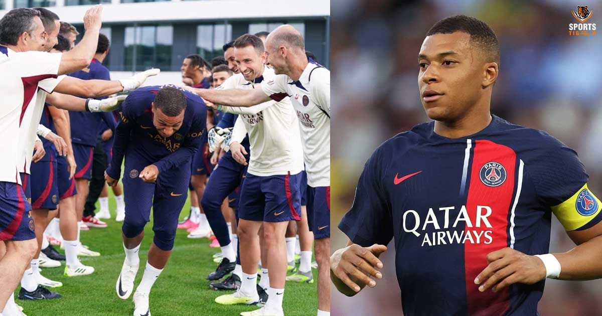 Kylian Mbappe gets warm welcome from teammates after being ...