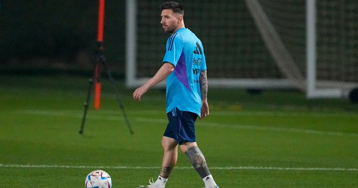 Lionel Messi Training Against Saudi Arabia | Argentina vs Saudi Arabia