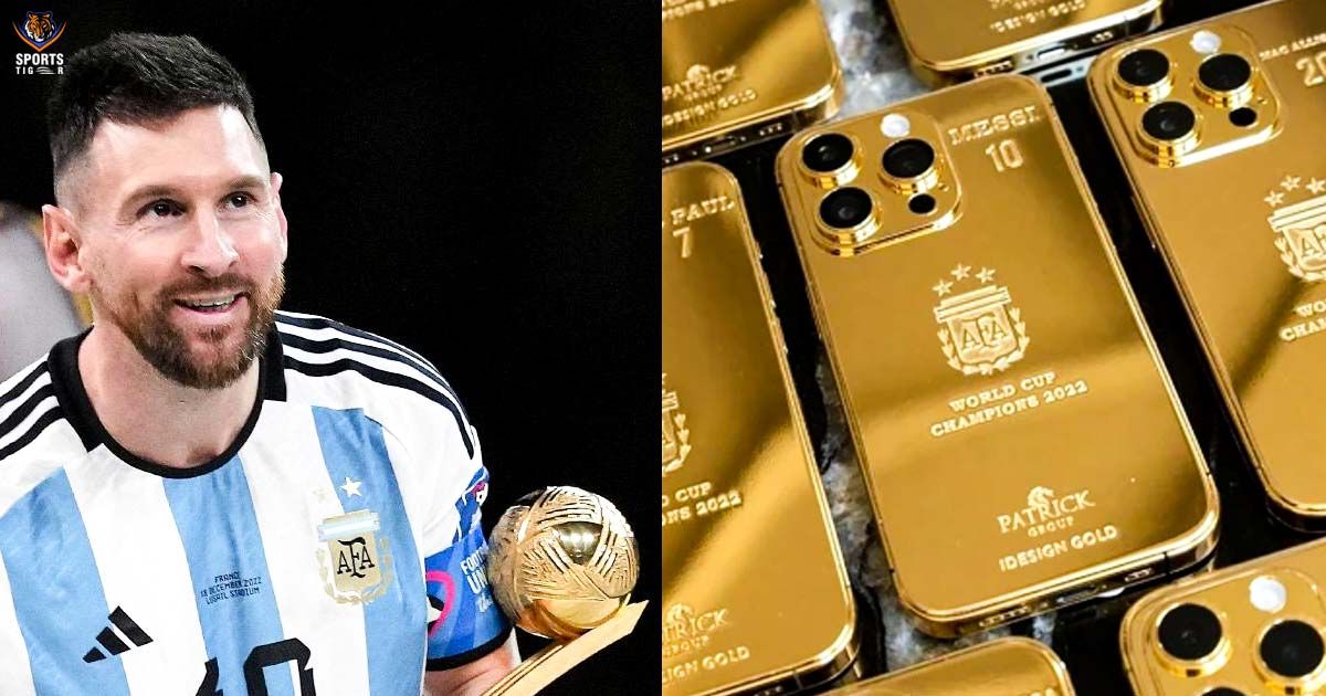 Lionel Messi Gift 35 gold iPhones To Teammates