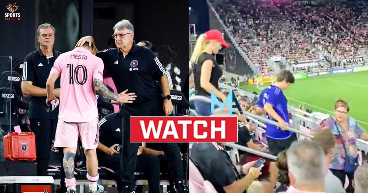 WATCH: Inter Miami fans leave stadium after Lionel Messi gets subbed off