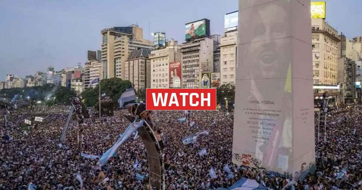 WATCH: Lionel Messi's hometown of Rosario erupts in celebration as ...