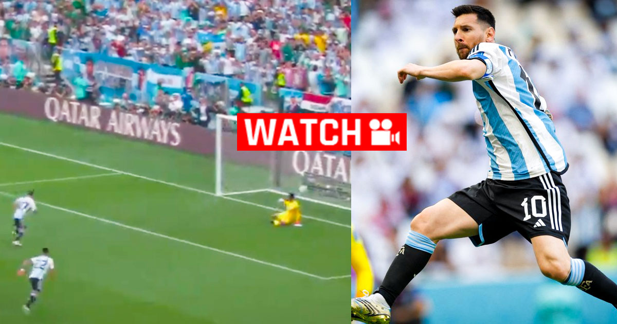 Lionel Messi scoring against Saudi Arabia | Messi Penalty Kick Against ...