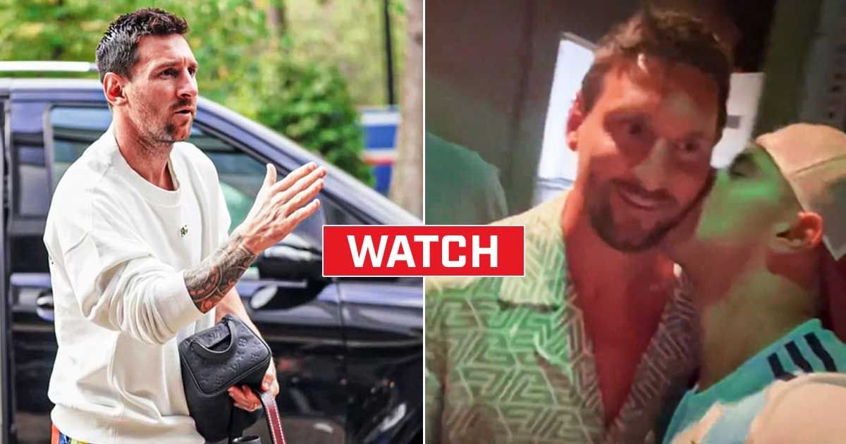 WATCH: Fan lands kiss on Lionel Messi upon arrival in Miami ahead of ...