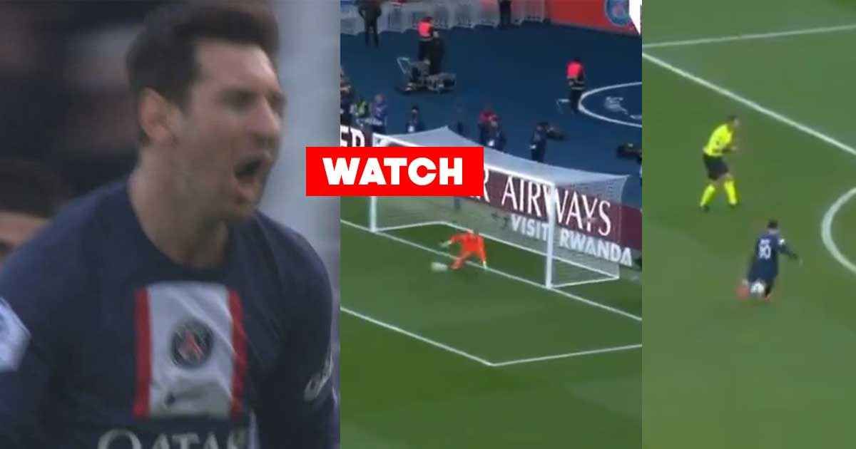 Lionel Messi scores Injury-time Goal | PSG beats LOSC Lille 4-3