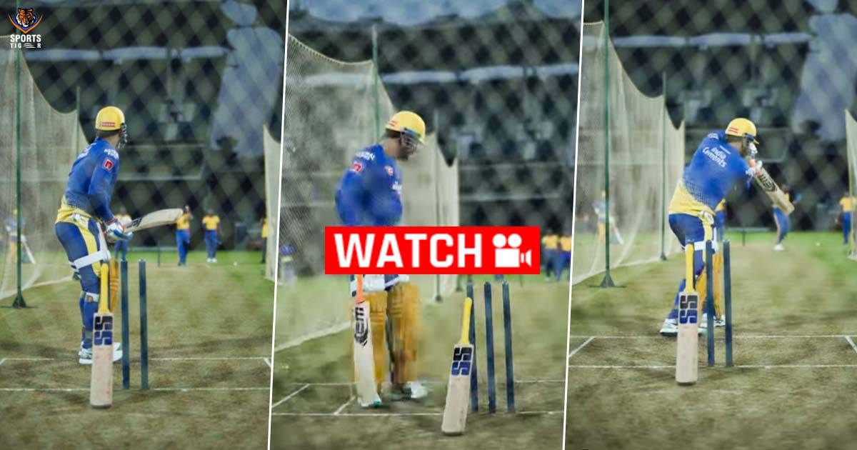 MS Dhoni trains in nets ahead of IPL 2023, franchise shares video