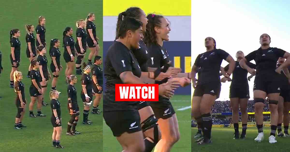 Black Ferns perform intense Haka ahead of World Cup final against ...
