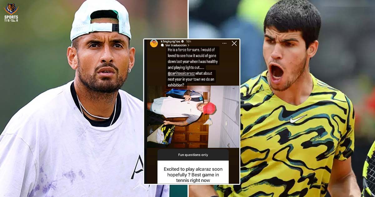 Nick Kyrgios challenges Alcaraz | Nick Kyrgios Alcaraz exhibition