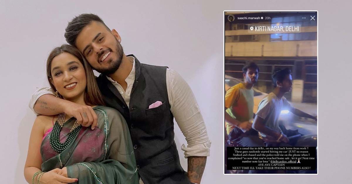 WATCH: Nitish Rana’s wife Saachi Marwah’s car chased and hit by two ...