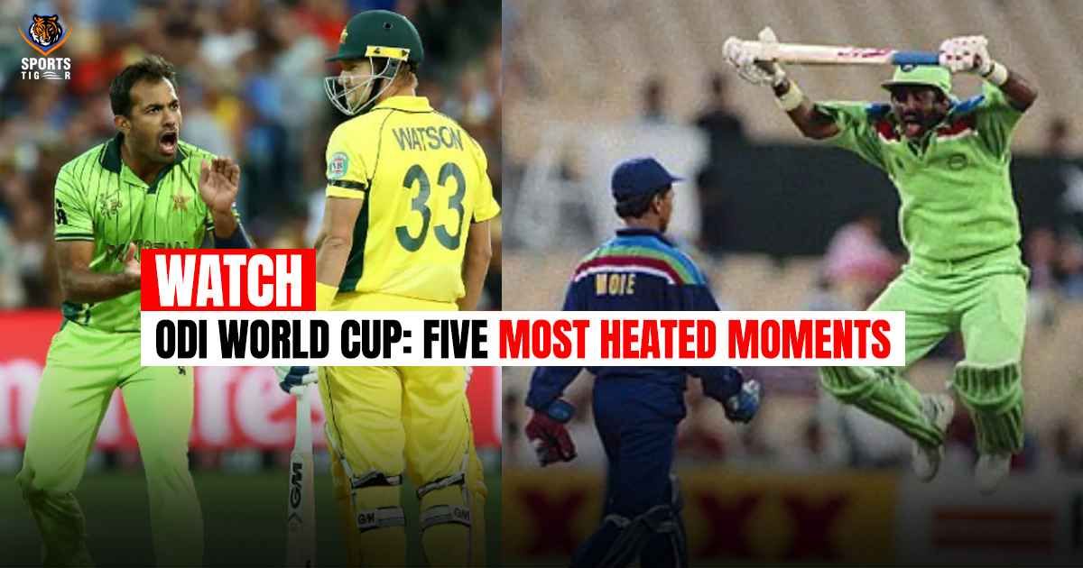 ODI World Cup: Five most heated moments in tournament's history