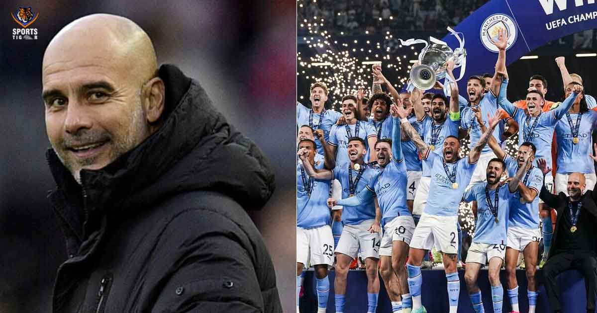Manchester City manager Pep Guardiola says repeating Treble success ...