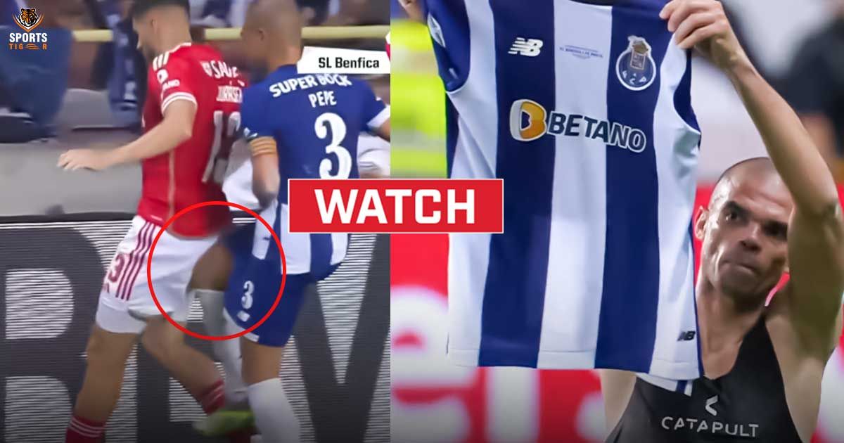 WATCH: Pepe knees Benfica player, shows Porto shirt after red card as ...