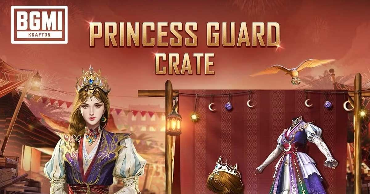 BGMI Princess Guard Crate; to cost 60 UC