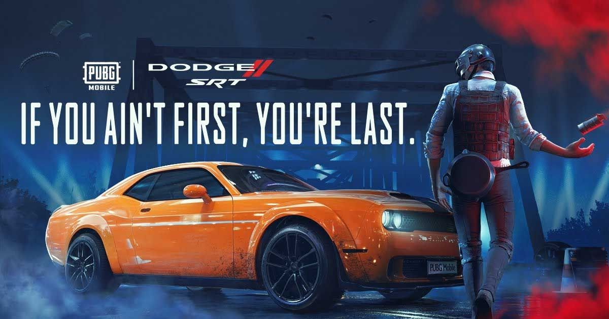 PUBG Dodge Collab | PUBG Dodge Car Skin | Dodge Car Skin PUBG Mobile