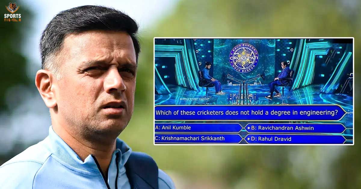 Rahul Dravid gets featured in Kaun Banega Crorepati for a question worth INR 12,50,000