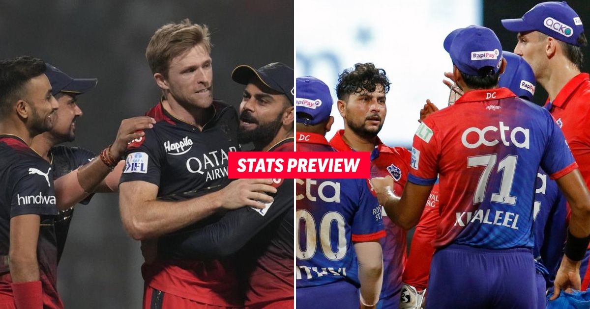 IPL 2023: RCB vs DC Stats | RCB vs DC Head To Head | Bangalore vs Delhi Stats, Head To Head