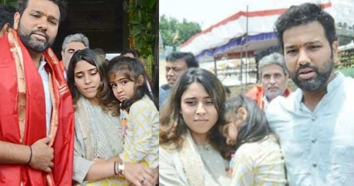 Rohit Sharma visit Tirupati Balaji with family ahead of Asia Cup 2023