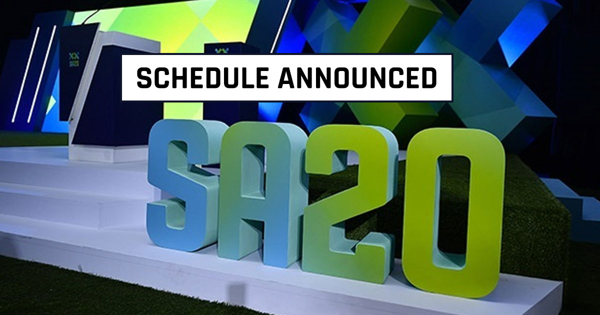 SA20 2023 Schedule, Fixtures, Match Time Table, Date, Timings and More ...