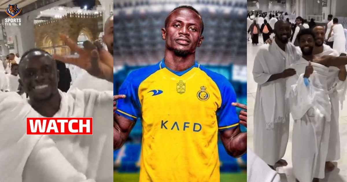 WATCH: Sadio Mane performs Umrah in Mecca with Al Nassr teammates