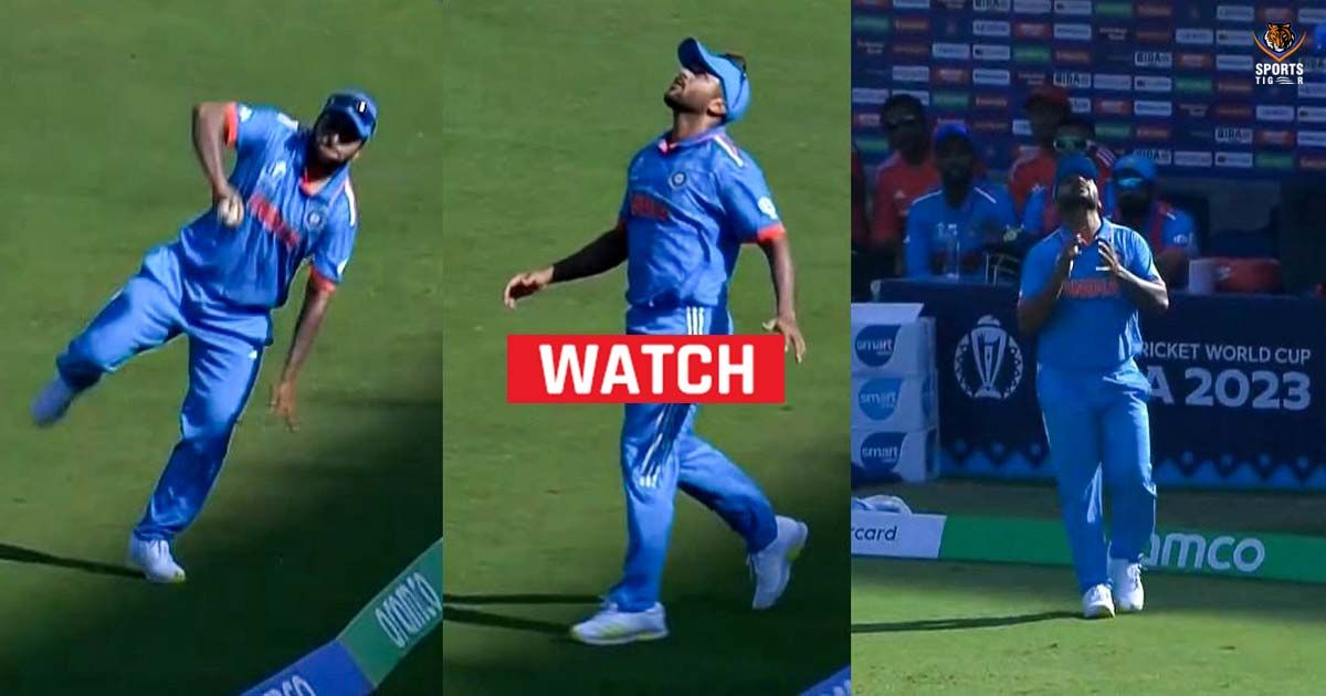 Shardul Thakur boundary ropes during IND vs AFG match