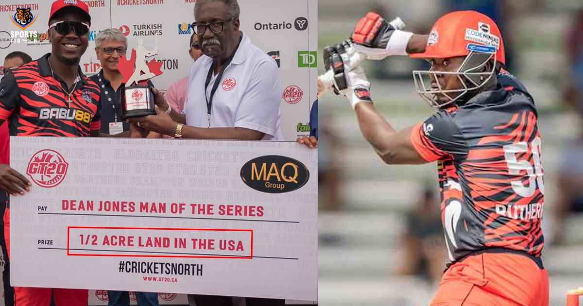 Sherfane Rutherford Player award | Sherfane Rutherford Global T20 ...