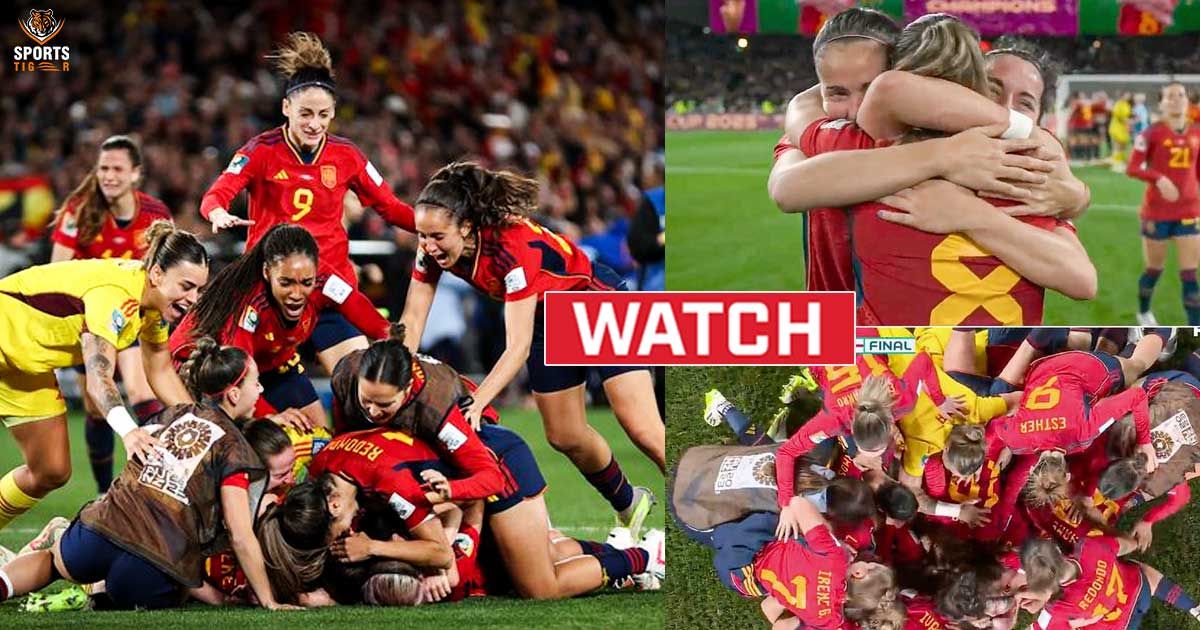 Spanish players sing 'La Roja Baila' celebrating FIFA Women's World Cup ...