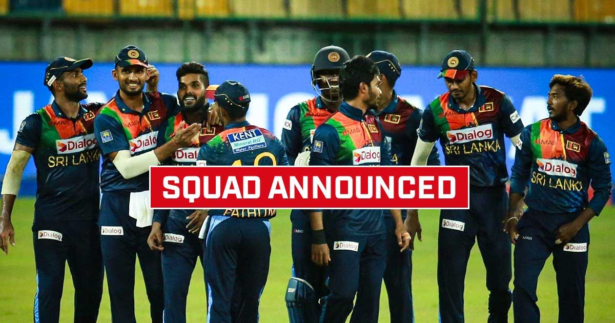 Sri Lanka Squad vs India ODI and T20i Series | SL Squad vs IND Today ...